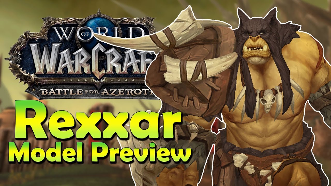 New Rexxar model - in-game preview | Battle for Azeroth