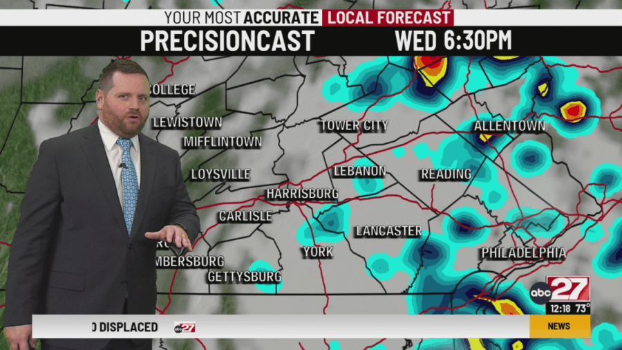 Heat, humidity, and storm chances increase through the end of the week