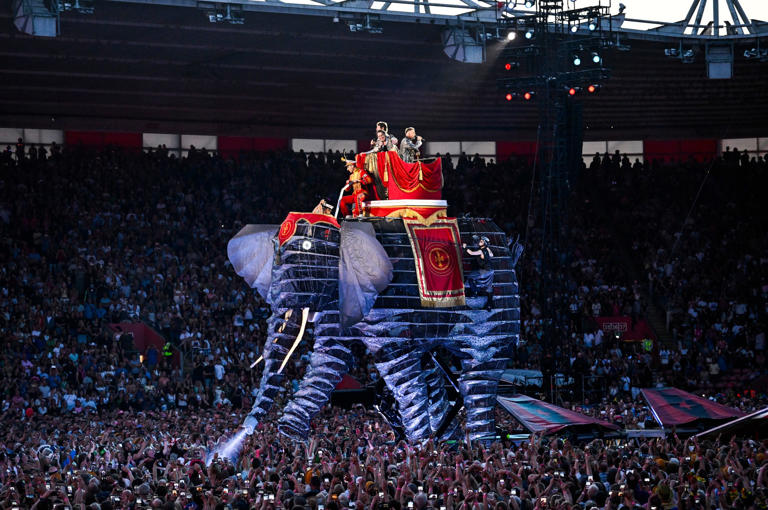 Take That’s tour is so wonderfully bonkers you’ll think it’s a fever dream
