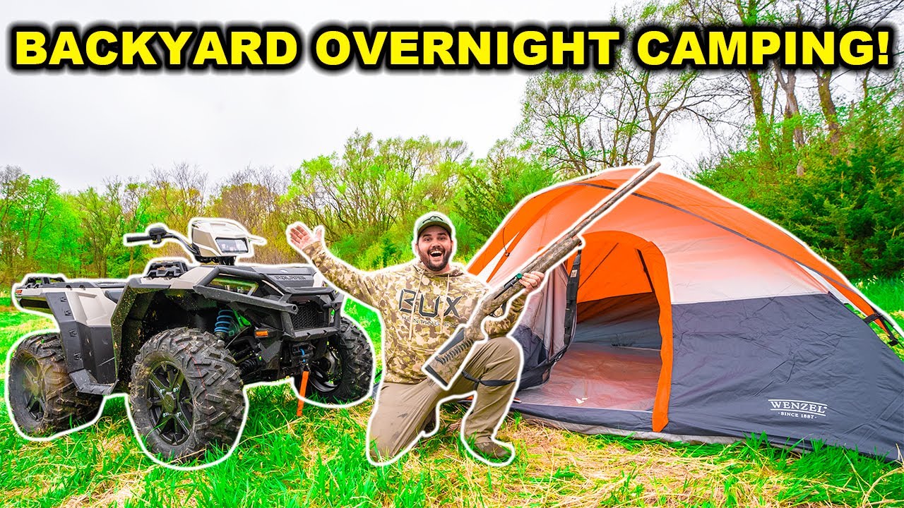 Overnight backyard camping: My wild adventure!
