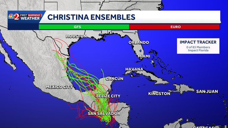 Tropical Storm Cristina to make landfall in Central America, could ...