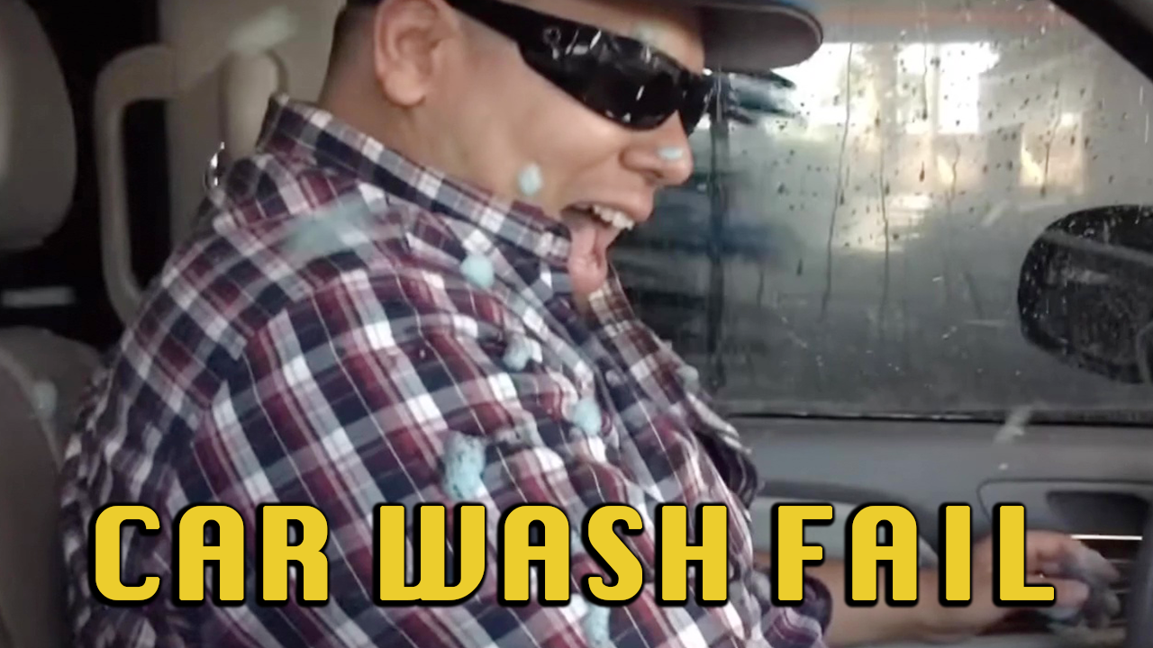 Never leave the AC on while going through a car wash!