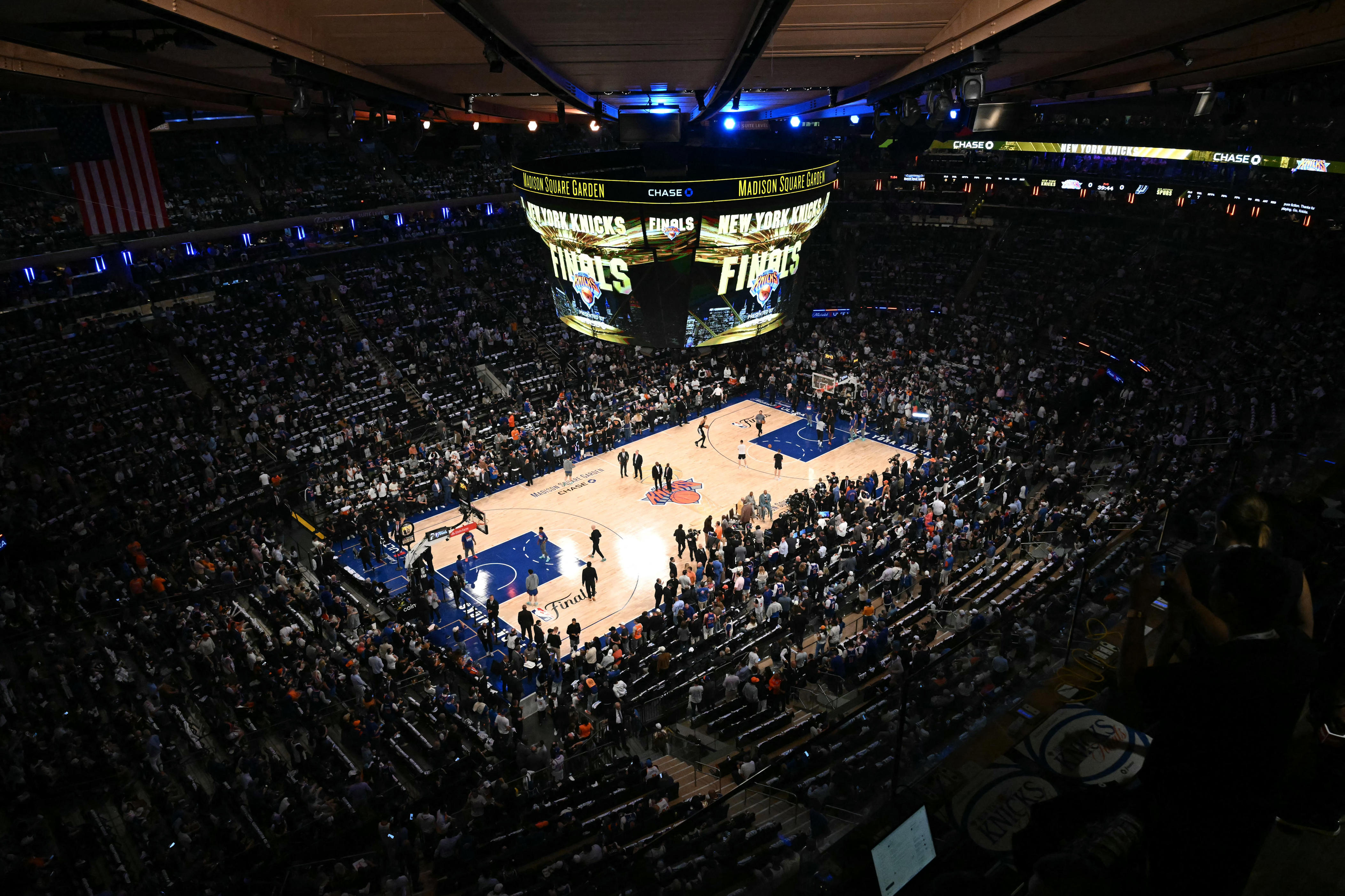 NYPD, MSG clash over watch party for tonight's Knicks Finals game
