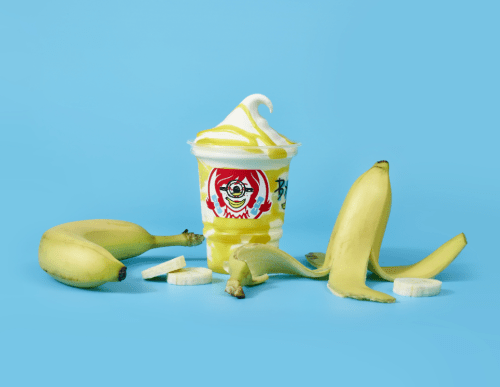 Banana! Wendys to offer Minions & Monsters meals and a banana Frosty swirl