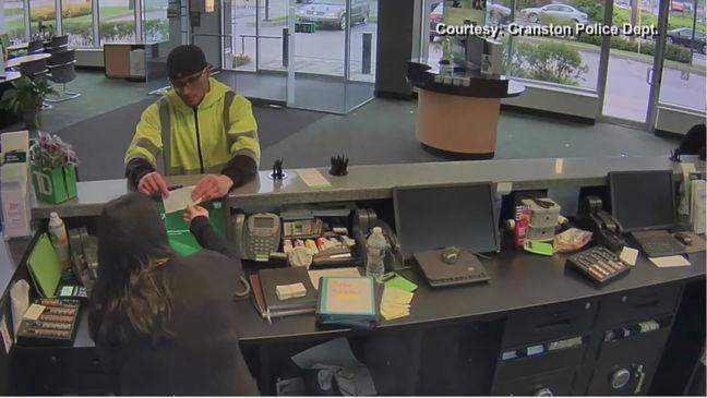 Man pleads guilty to role in bank robberies in Cranston, East Providence