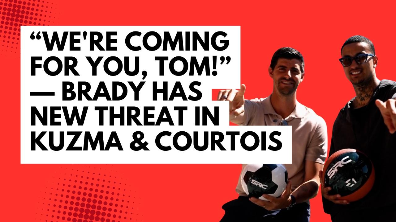 Courtois and Kuzma challenge former teammates LeBron James and Didier ...