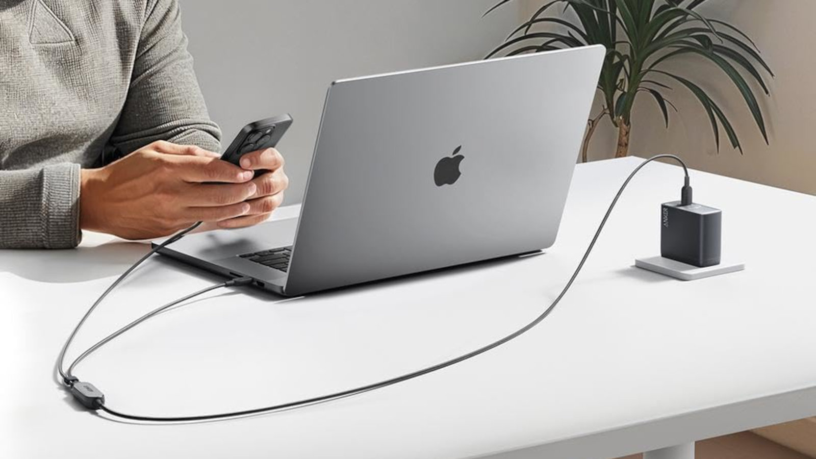 Anker’s $15 split USB-C cable fast-charges two devices at once