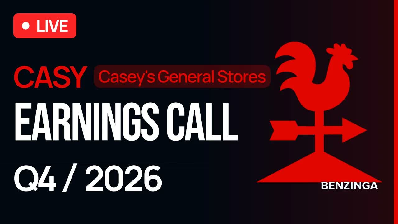 Casey's General Stores Q4 FY26 earnings call | $CASY live