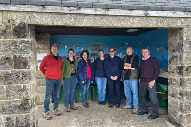 New community mural unveiled at St Helens village green