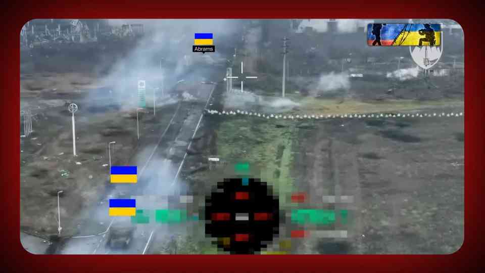 Watch one American Abrams take the heat for an entire army in Ukraine