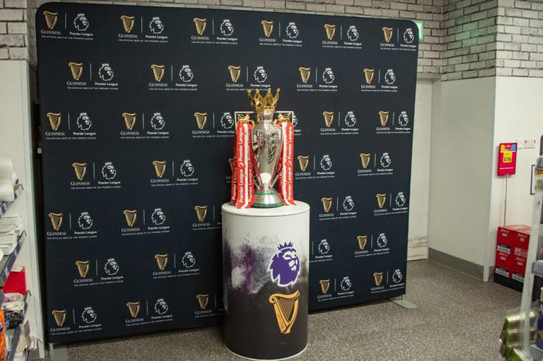 Shock as Premier League trophy ends up at corner shop in Newcastle for ...