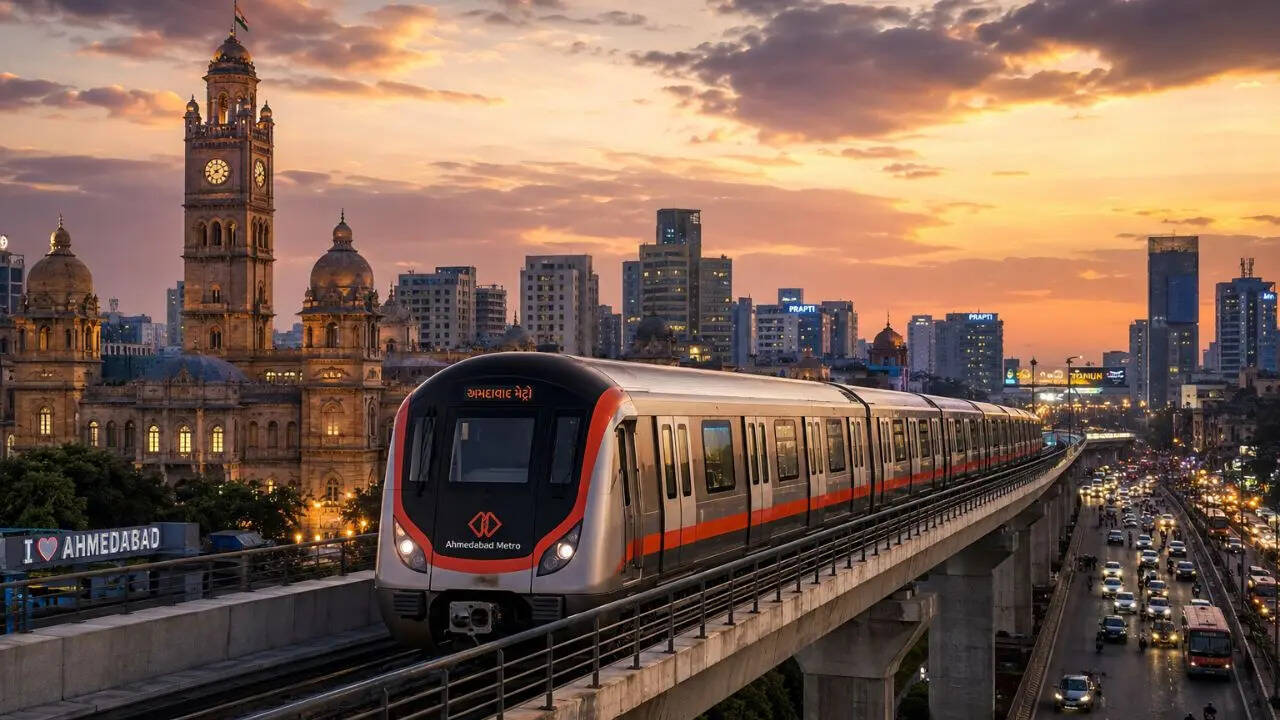 Ahmedabad airport to get direct metro: What the new ₹2,169 crore ...
