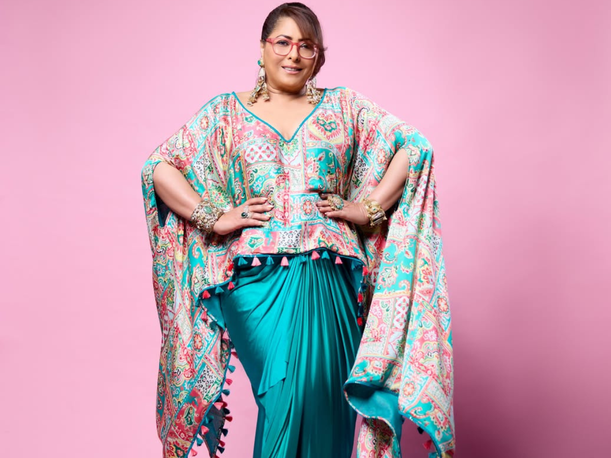 Geeta Kapur’s vibrant festive look is a masterclass in statement dressing