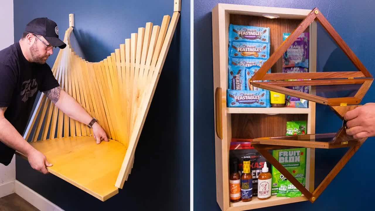 He wanted a cool folding cabinet – then geometry declared war