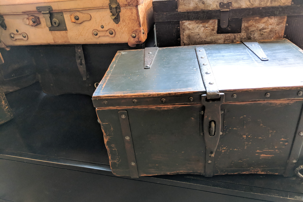 Vintage travel trunks from the golden age of ocean liners worth a fortune