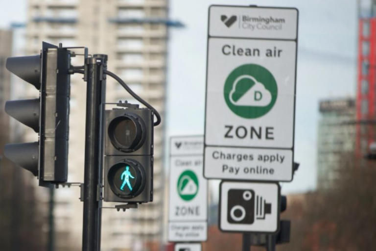 Rule change for seven Clean Air Zones in England from September