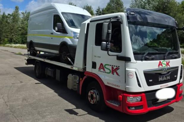 Car seized and four drivers fined in police road safety operation