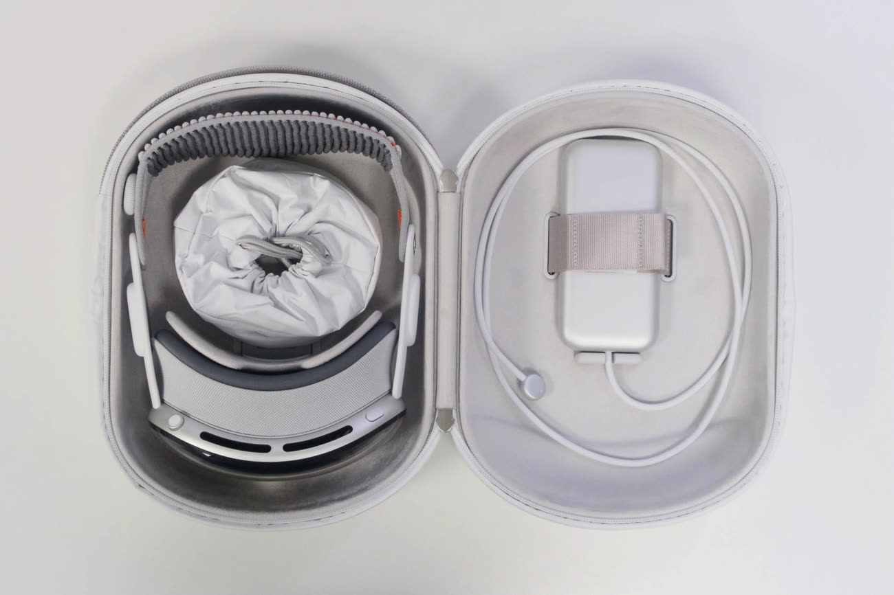 Apple arrête de vendre son boîtier de transport pour Vision Pro en France