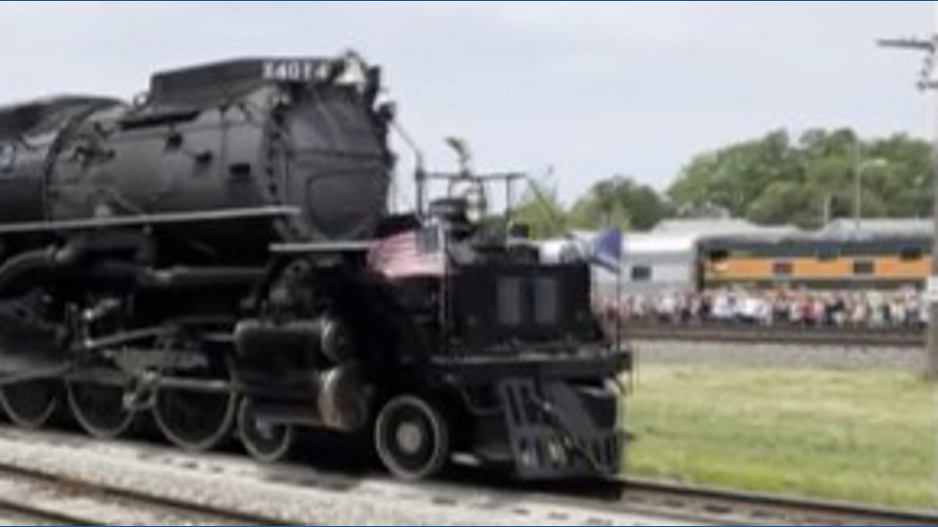 A relic: Steam engine 'Big Boy' travels through Pennsylvania