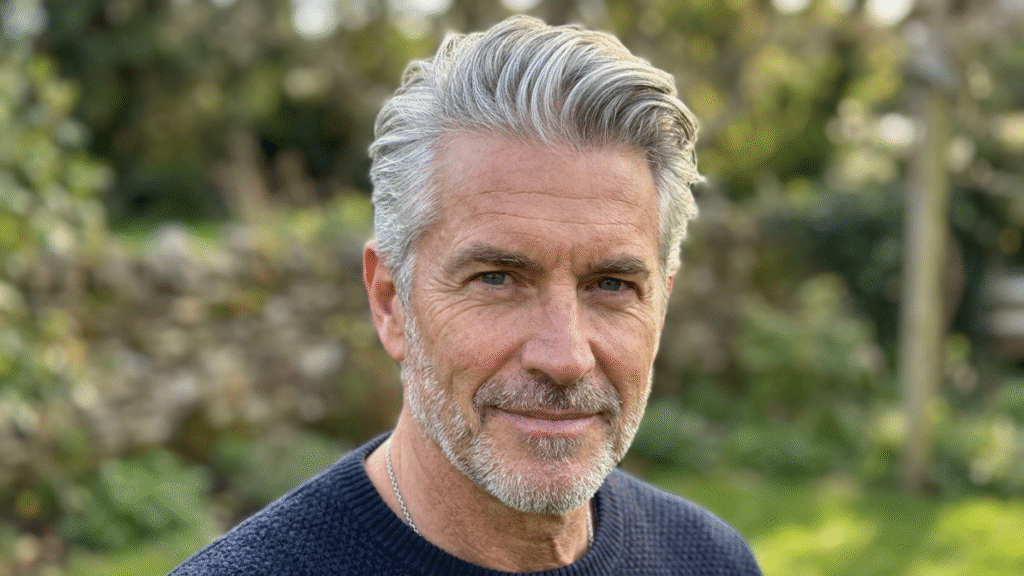 How men can embrace and style grey hair with confidence