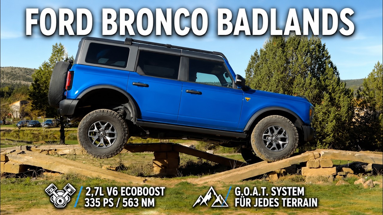 Ford Bronco Badlands in Velocity Blue: 335 PS V6 im Gelände-Test