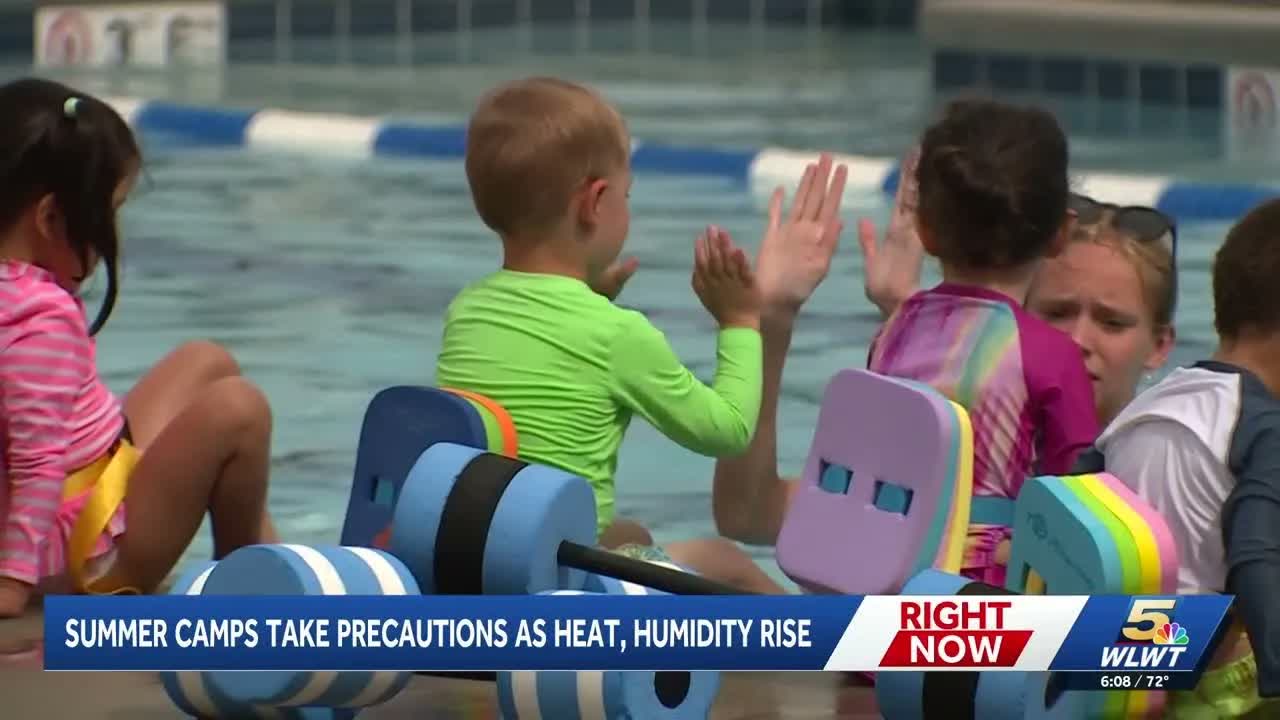 Kids cool off at Cincinnati summer camps amid steamy weather