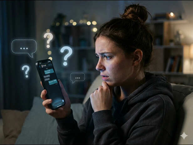 Why do we feel awkward when someone is typing and then stops?