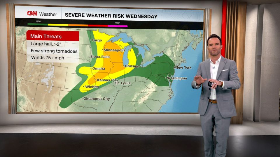 Millions in Midwest could face threatening weather