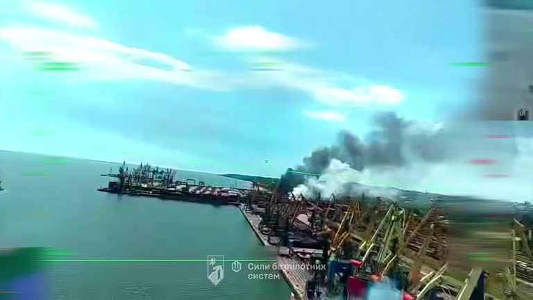 Ukraine strikes Mariupol port, 'significantly limiting' its use