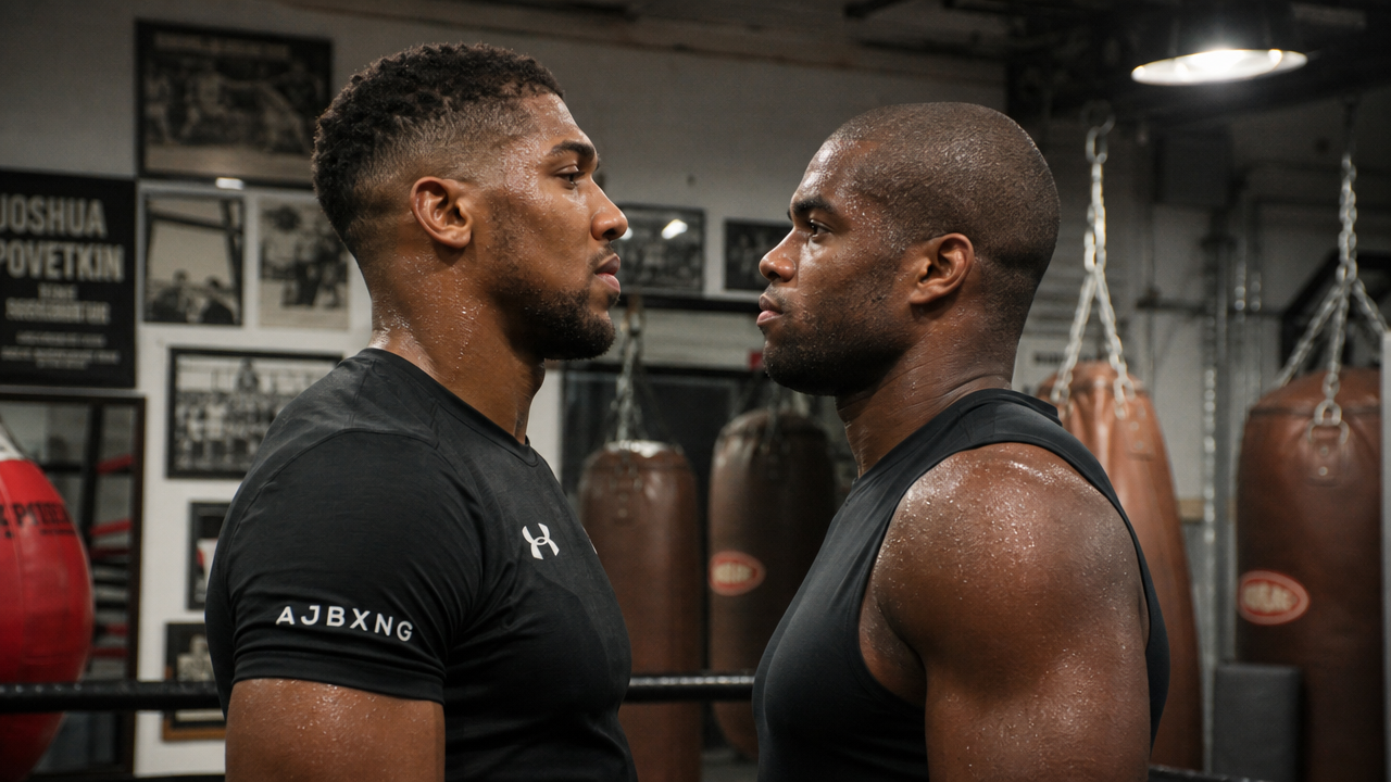 Joshua and Dubois face-off sparks tensions as heavyweight crown hangs ...