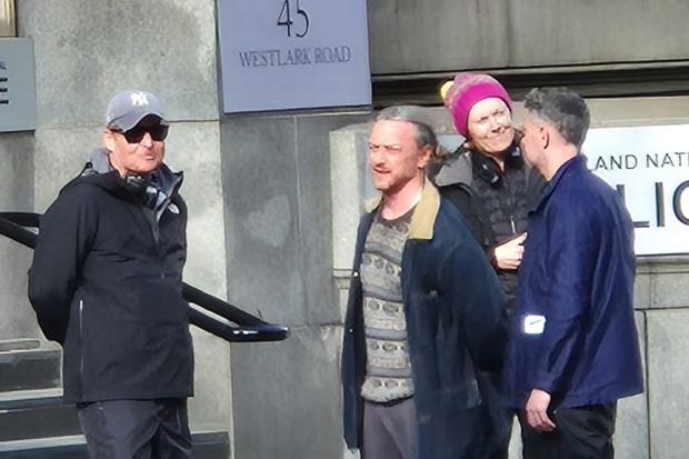 Glasgow venue transformed into police station as Hollywood actor ...