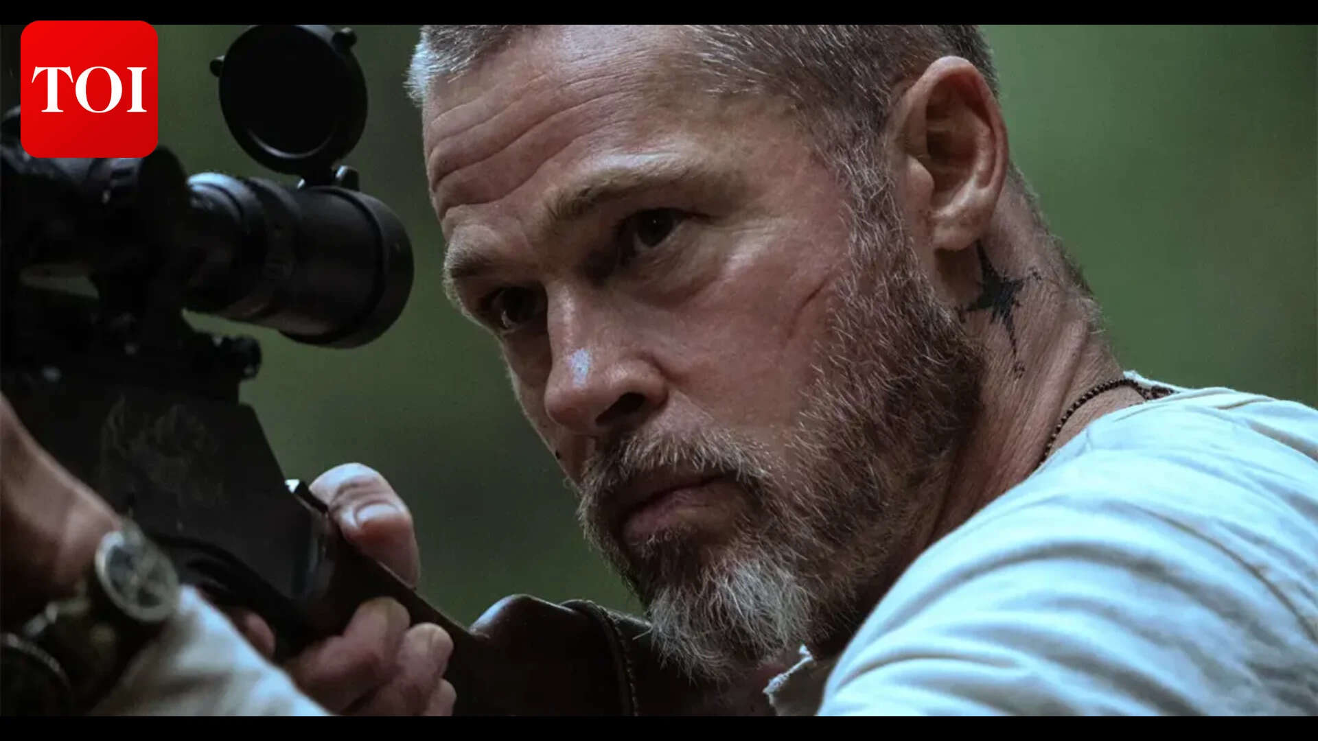 Brad Pitt and combat dog Odin face danger in 'Heart of the Beast' first ...