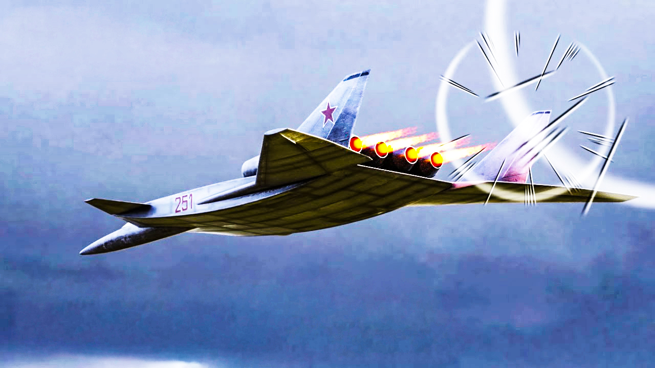 The Soviet plane designed to use sonic booms as a weapon