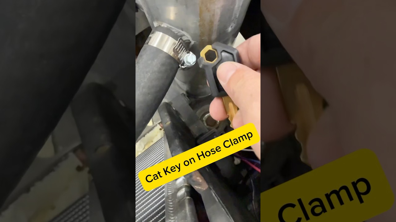 Can a cat key really fix a hose clamp?