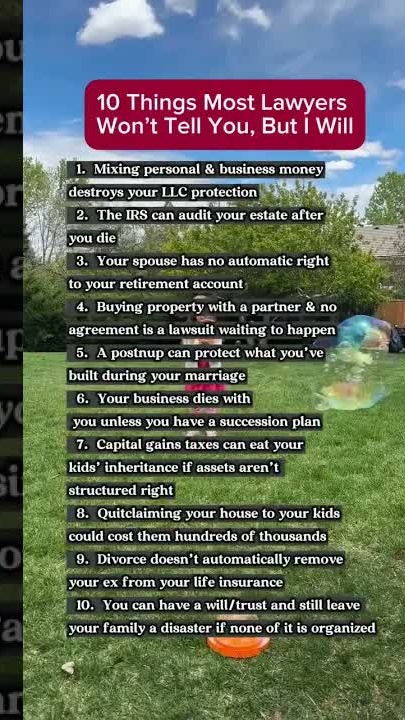 10 crucial legal secrets lawyers don't share