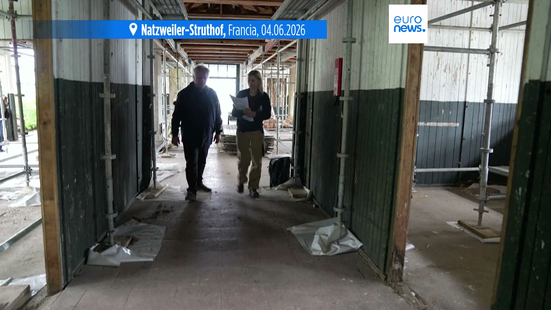 Los secretos ocultos en las paredes de un campo nazi de Alsacia salen a ...