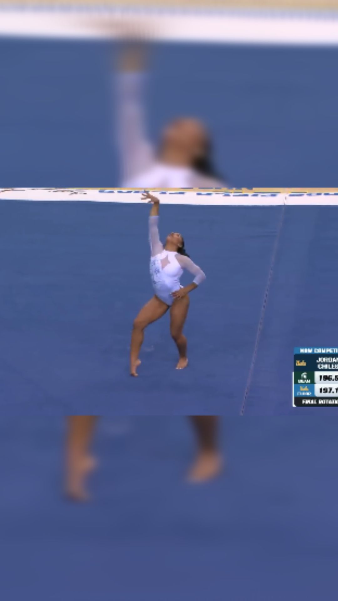 Jordan Chiles delivers flawless floor routine