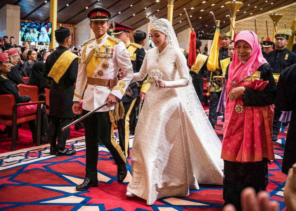 Princess Zahra twins with glamorous Brunei royal mother in tiny frill dress