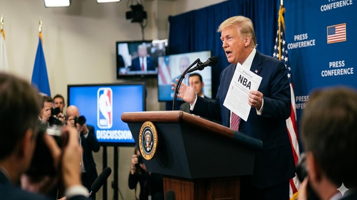 Donald Trumps NBA Finals Return Plans Hit Roadblock as Knicks ...
