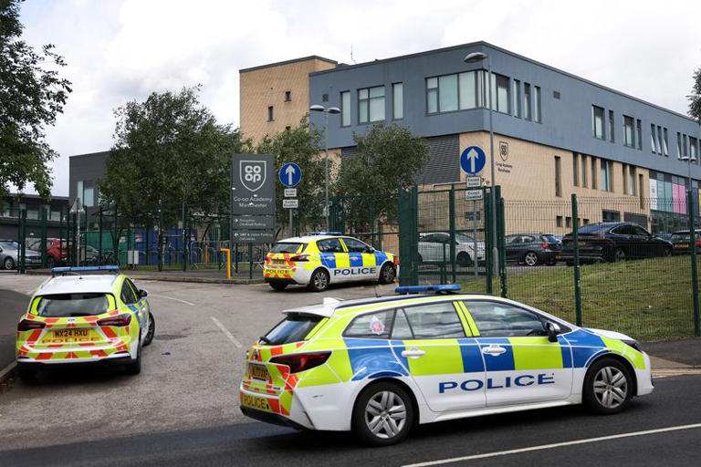 Police issue update after triple stabbing at north Manchester high school