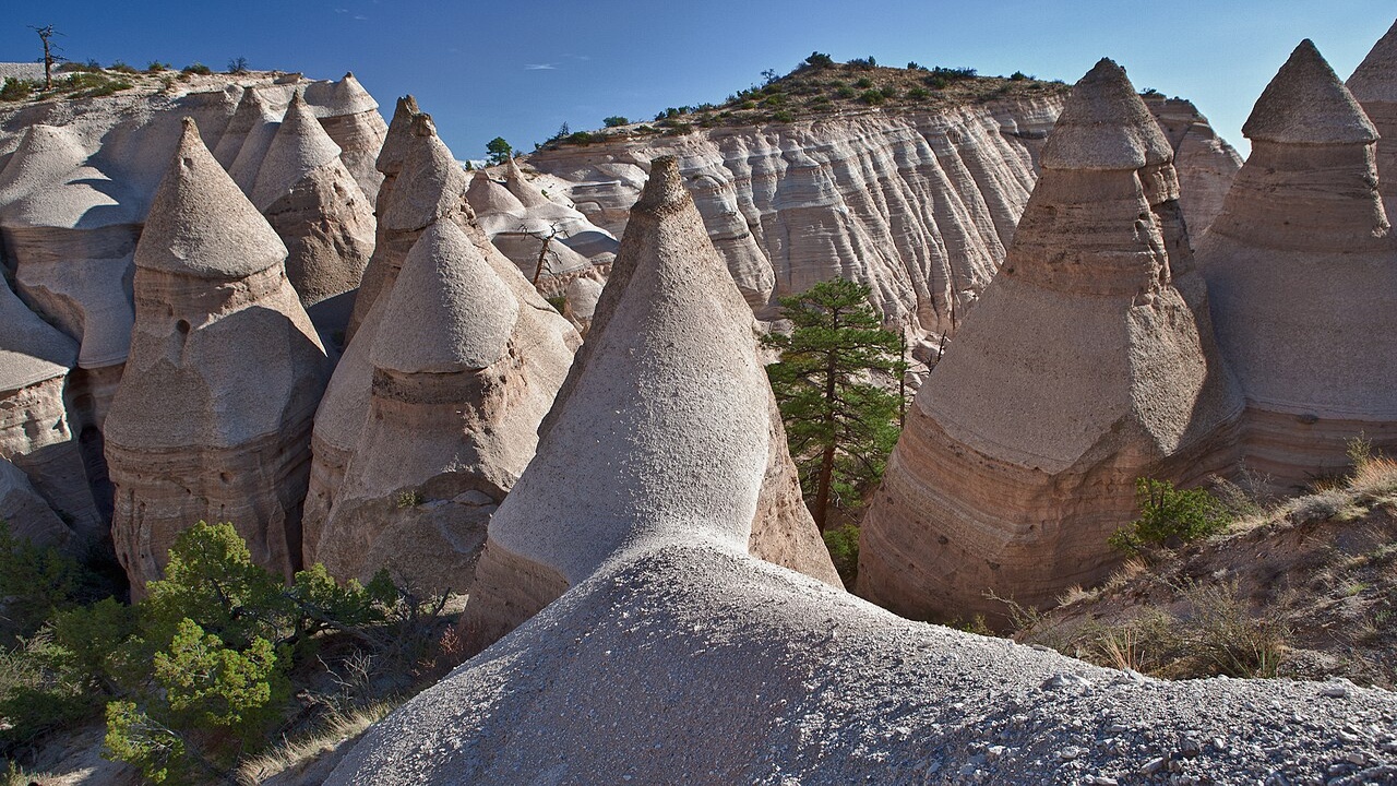 New Mexico’s tent-shaped rock spires just reopened after four years ...