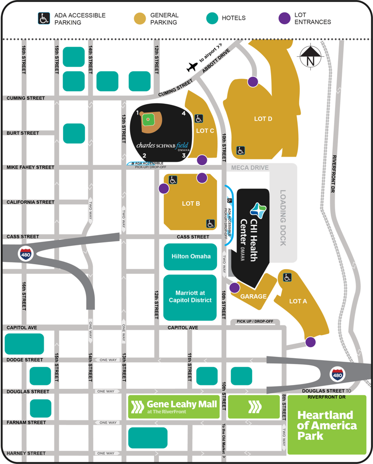 Navigating downtown Omaha during the College World Series