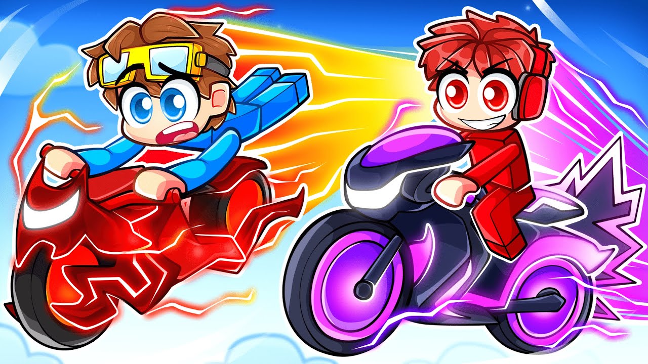 Nico vs Cash best bike in Roblox Bike Obby!