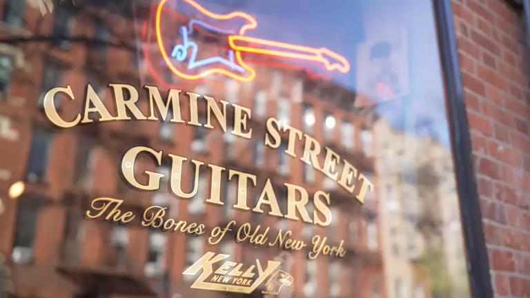 Inside Carmine Street Guitars, where Rick Kelly keeps old New York ...