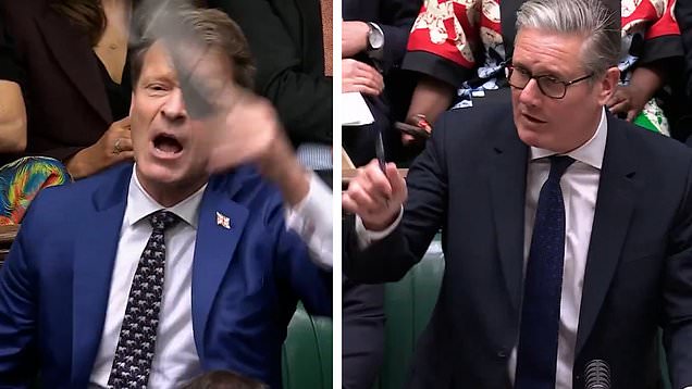 Keir Starmer tells Richard Tice to 'pay his tax' during Prime Minister ...