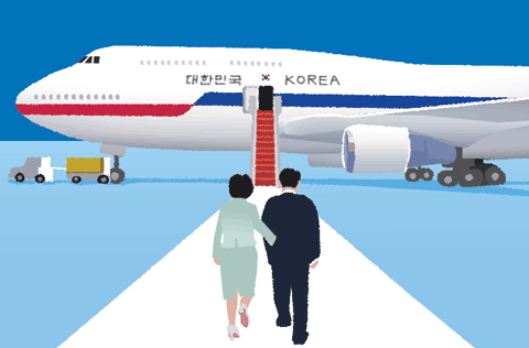 Outdated presidential send-off customs