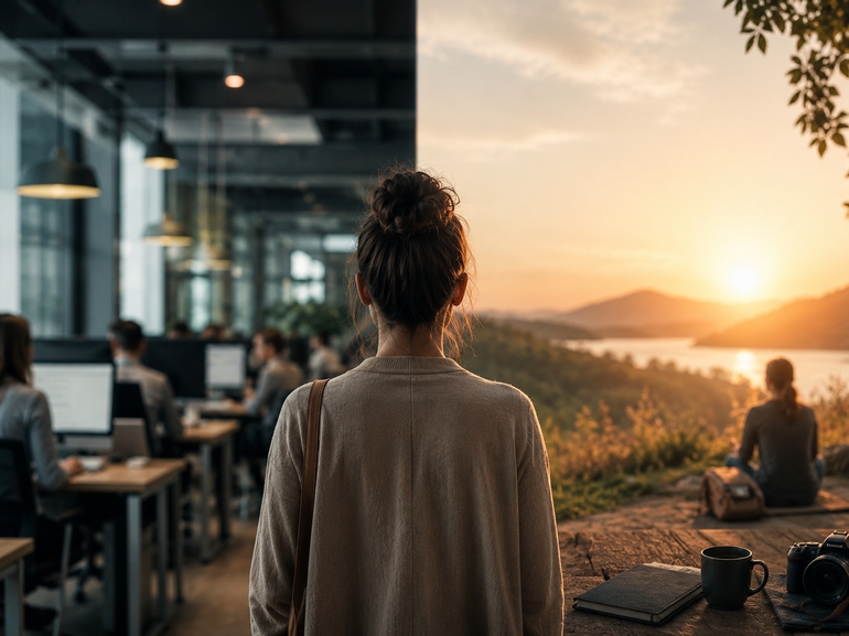 When a job becomes just one part of identity, not the entire identity