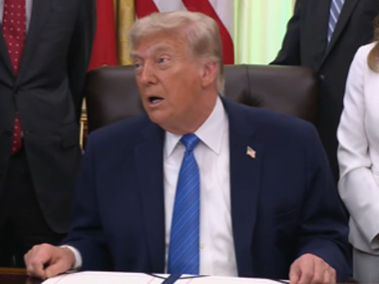 Trump: Graham Platner is a "low-level thug," "cheap, no-good person"