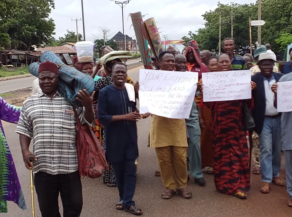 We regret purchasing Alia’s nomination forms, Benue pensioners protest ...