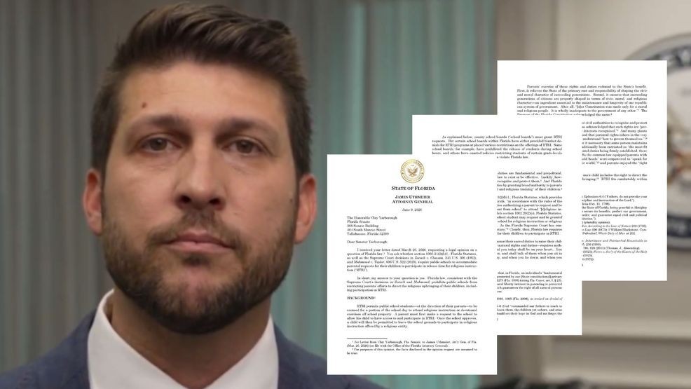 Florida attorney general: School boards must allow release time for ...